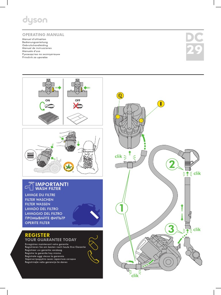 Dyson DC29 User Manual and Warranty | PDF