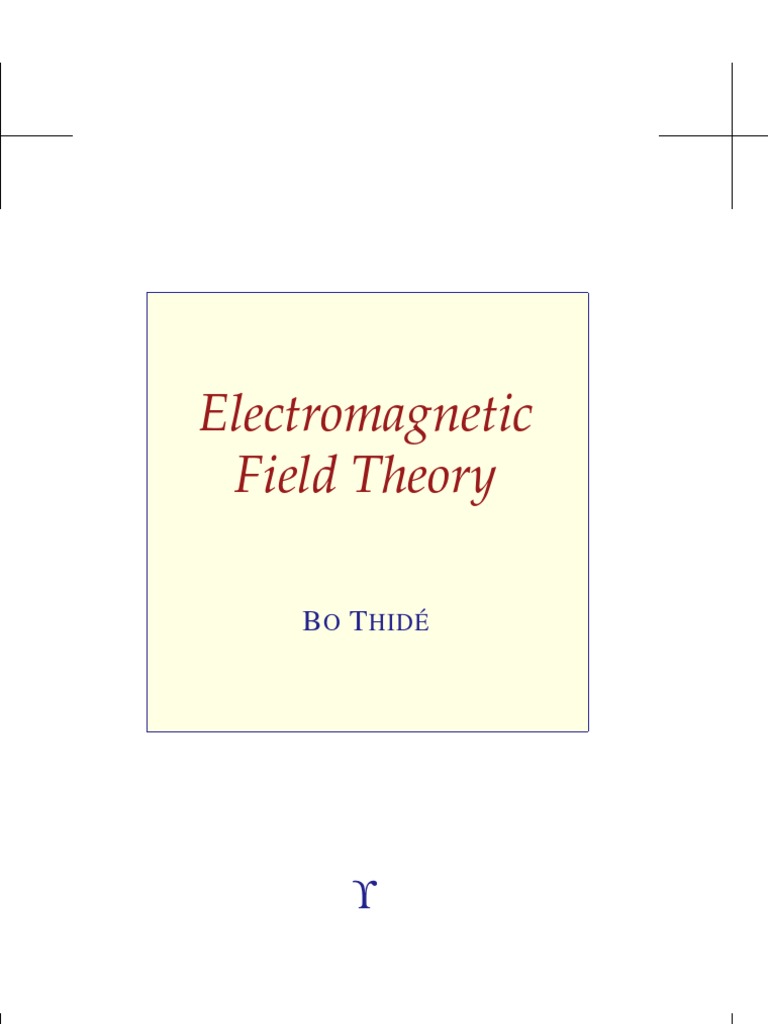 The Electromagnetic Field Theory Textbook | PDF | Field (Physics ...