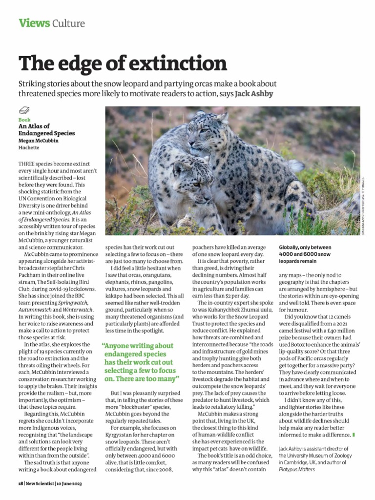 The Edge of Extinction | PDF