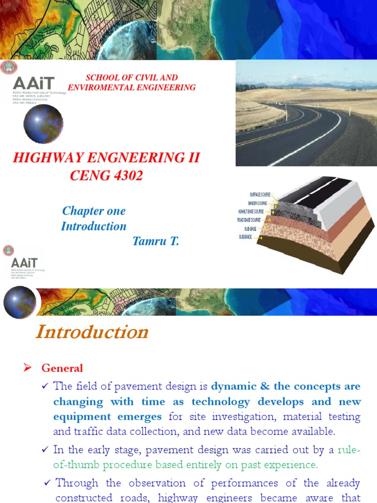 Highway II Chap 1 | PDF | Road Surface | Concrete
