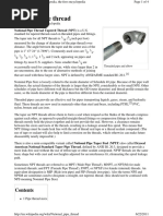 Unified Thread Standard | PDF | Screw | Manufactured Goods