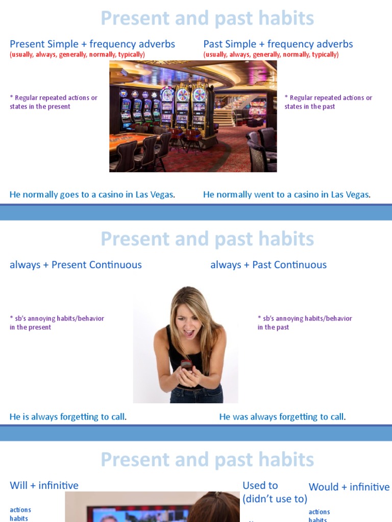 Present and Past Habits | PDF