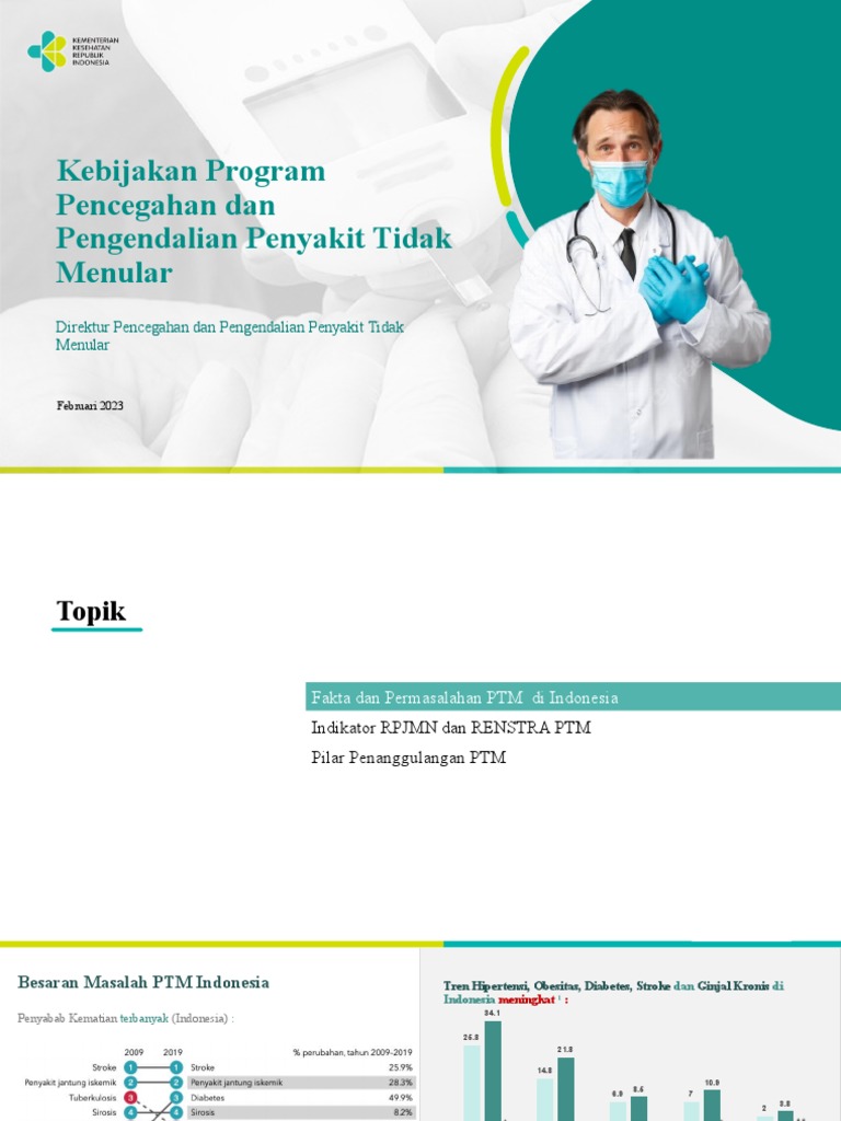 Kebijakan P2PTM Kemenkes | PDF