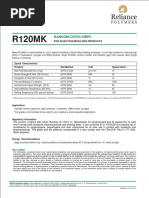 C080MA Impact Copolymer Data Sheet | PDF | Yield (Engineering ...