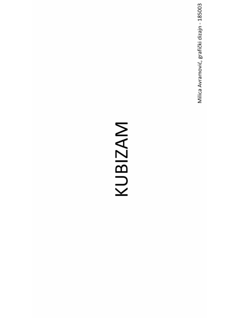 Kubizam | PDF