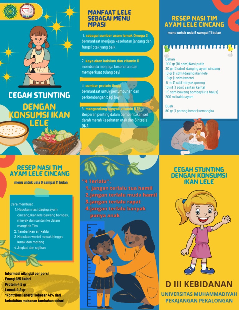 Leaflet Cegah Stunting | PDF