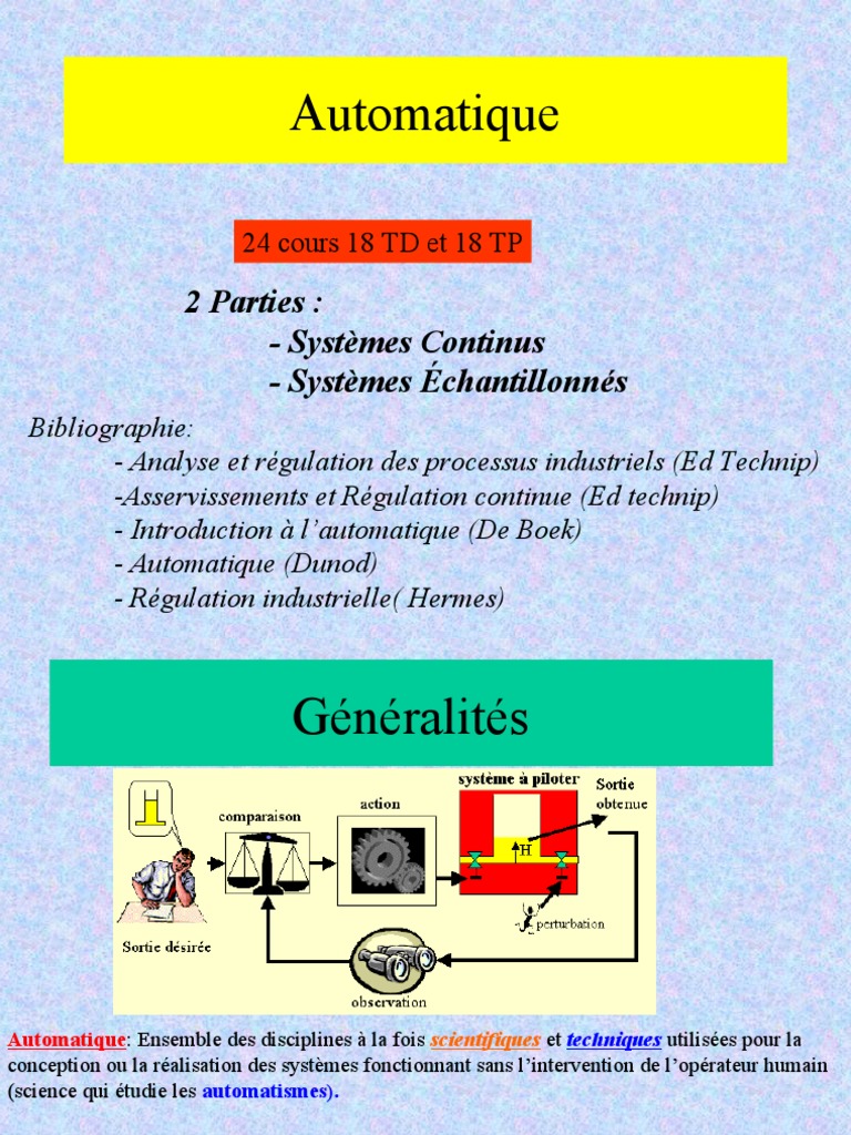 Cours1 IUP2 | PDF | Automatisation | Informatique
