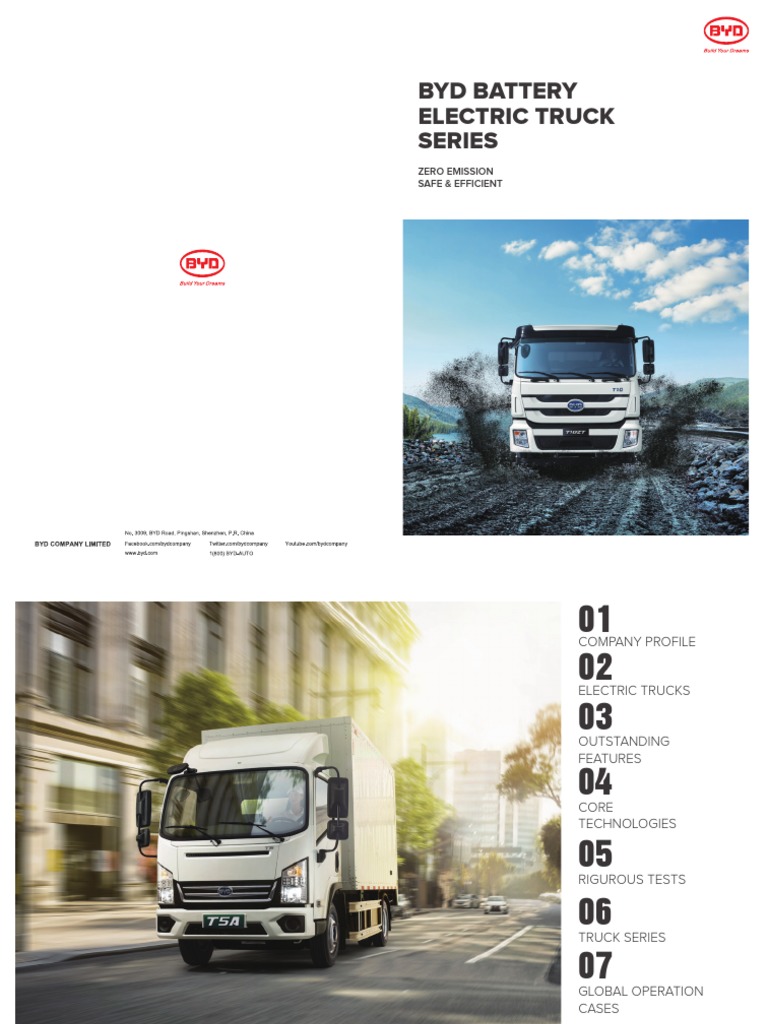 Byd Truck | PDF | Truck | Electric Vehicle