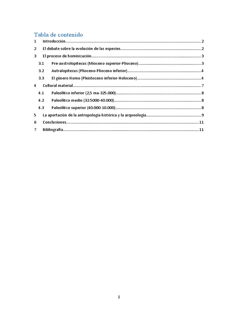 Tema 22 - Proceso de Hominización y Cultura Material. La Aportación de ... Tema 22 - Proceso de Hominización y Cultura Material. La Aportación de ...