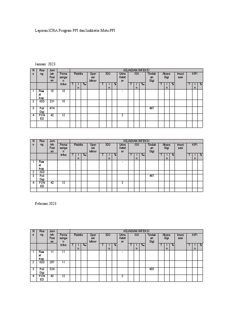 Laporan ICRA Program PPI 2023 | PDF
