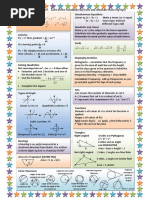 Algebra I - GA Milestones Formulas PDF | PDF | Mean | Quadratic Equation