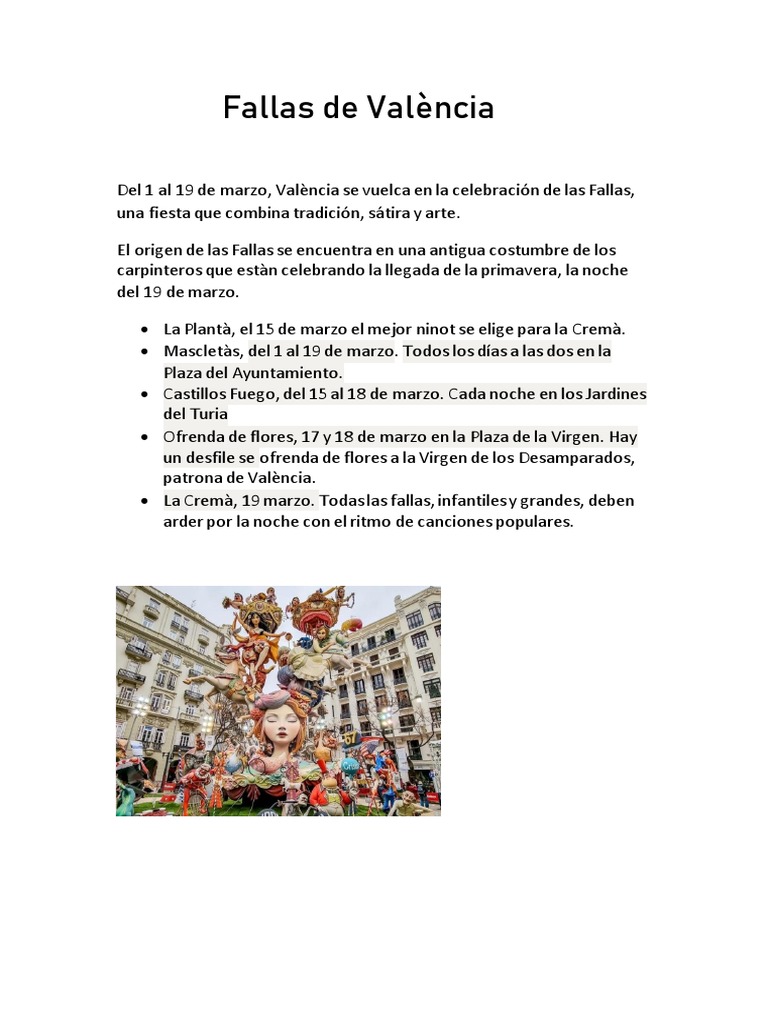 FALLAS | PDF
