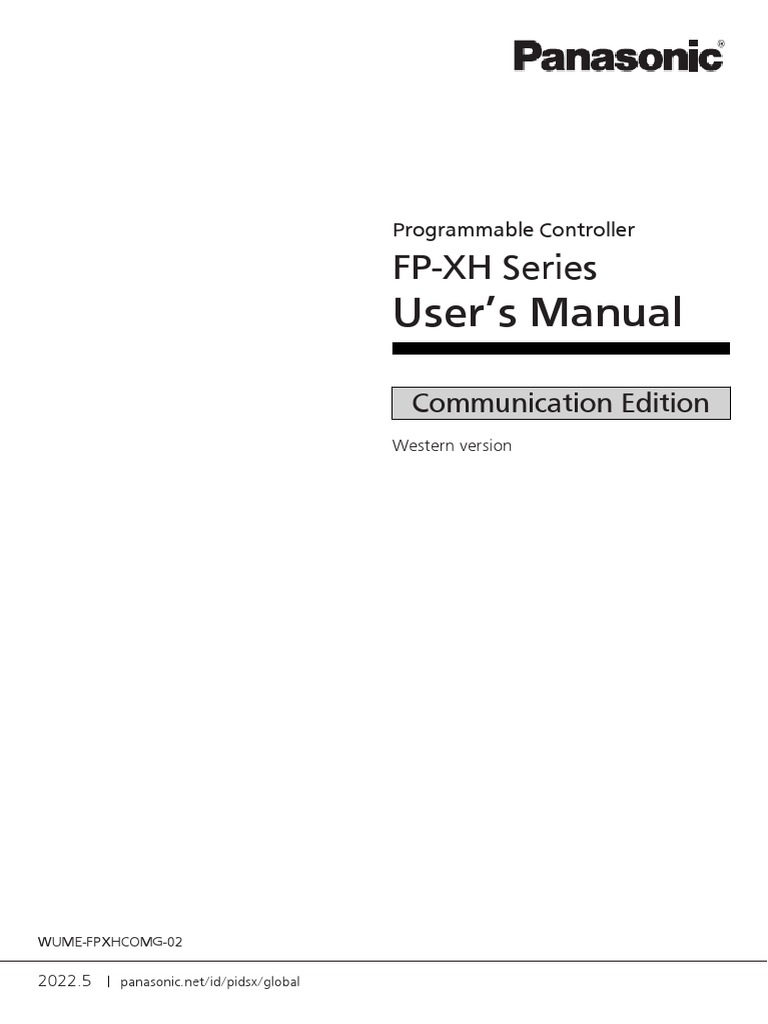 FP-XH Users Manual | PDF | Programmable Logic Controller | Electrical Connector