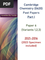 IGCSE Chemistry (0620) Paper 2: Topical Past Paper Questions Workbook ...