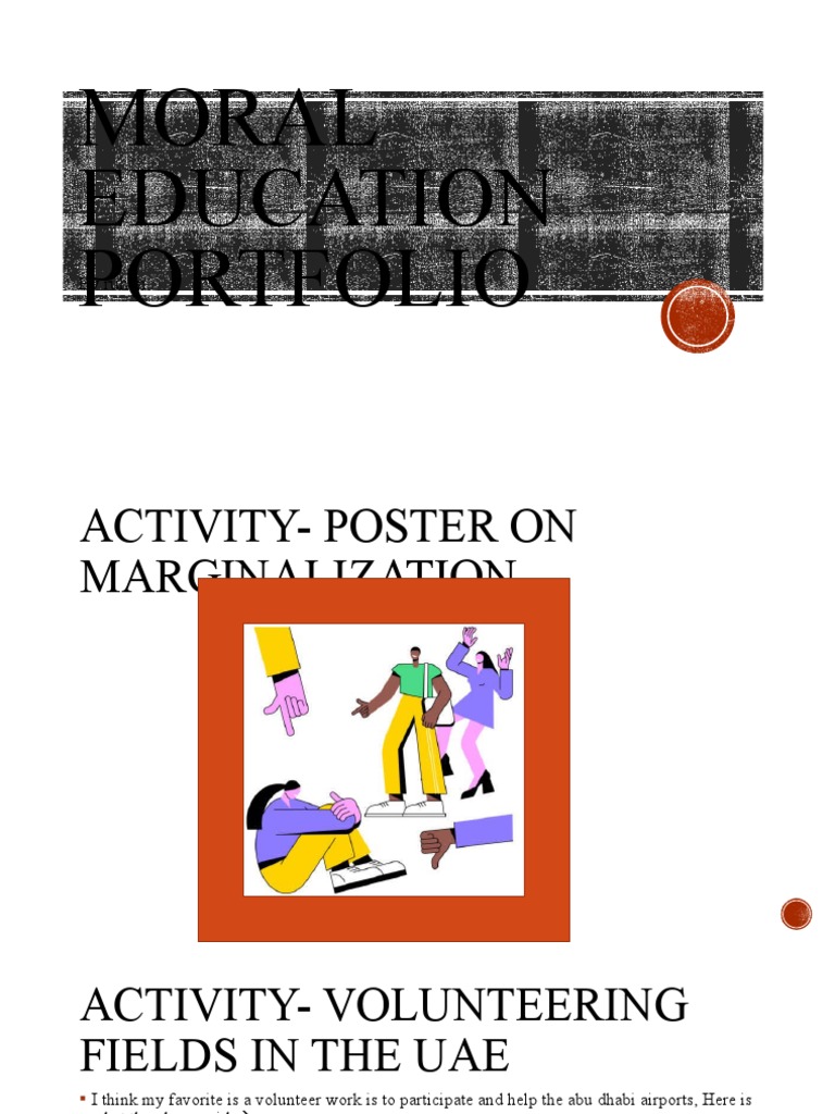 Moral Education Portfolio | PDF