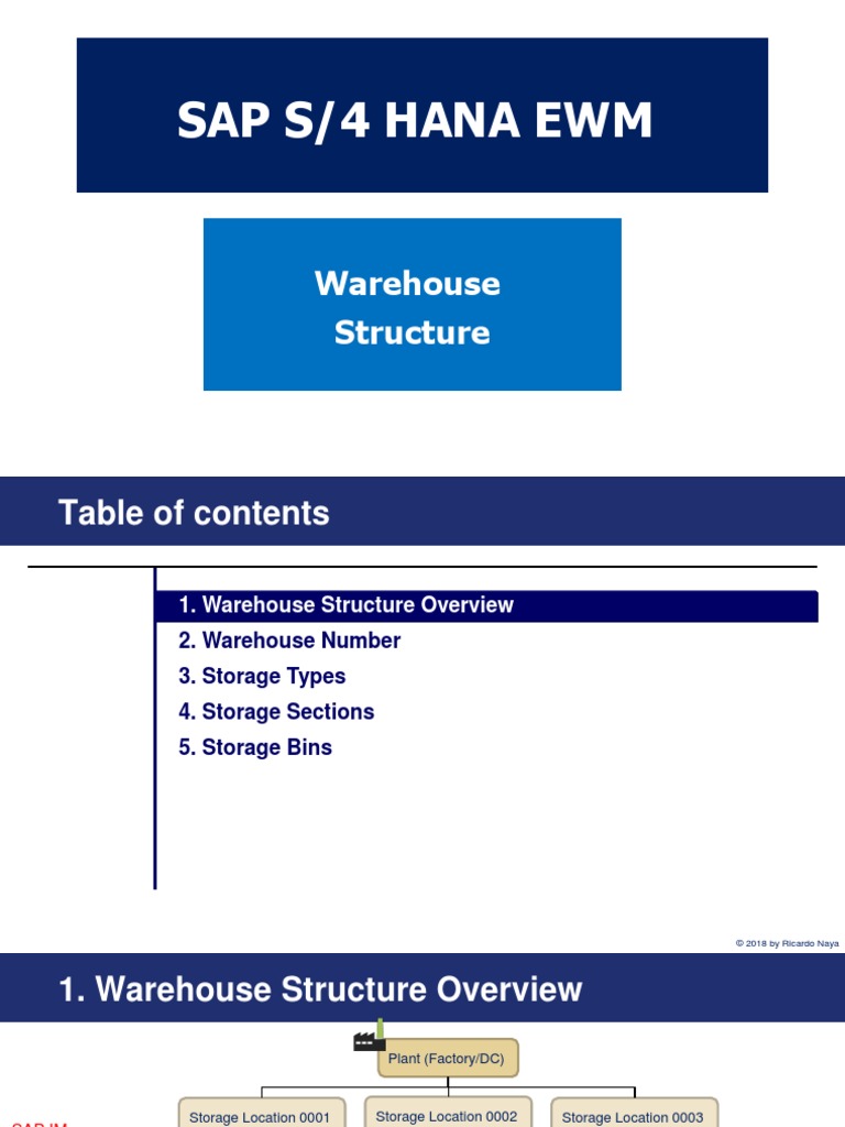 SAP S/4 HANA EWM Warehouse Guide | PDF | Warehouse | Commercial Buildings