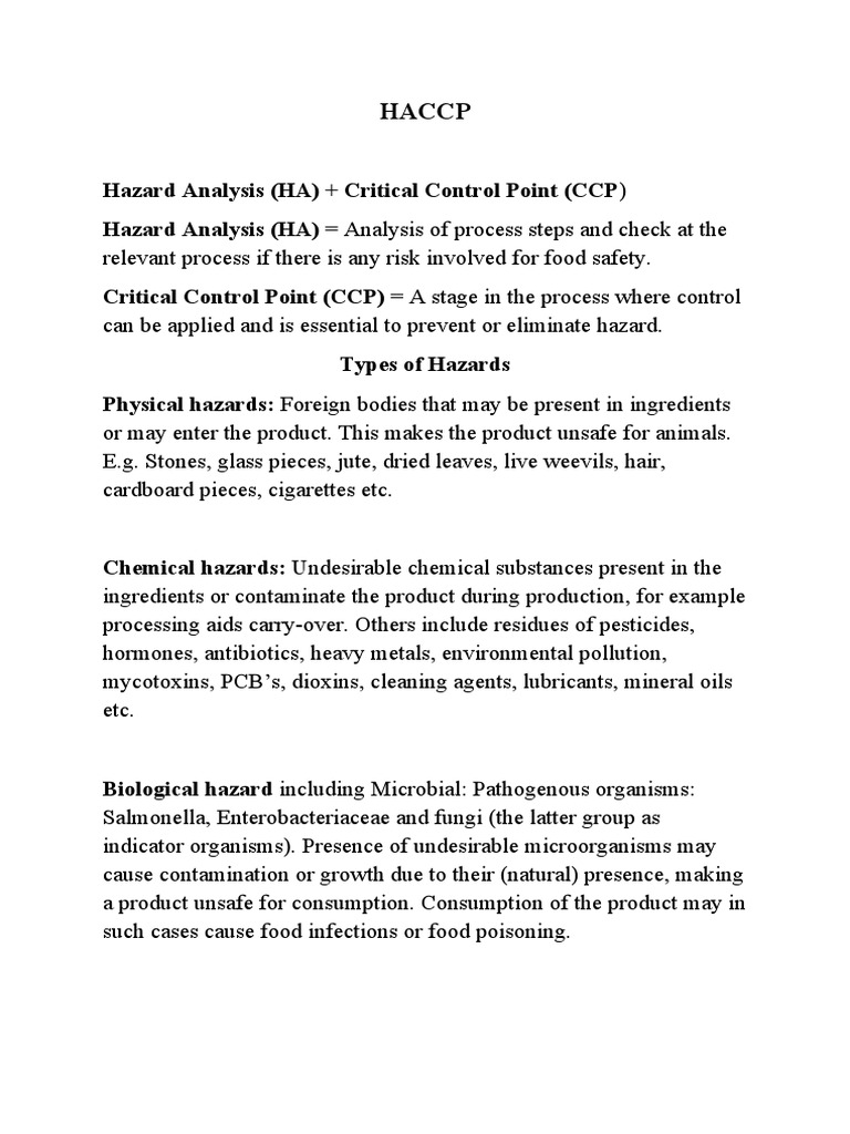 GMP+ Training For Operatives | PDF | Hazards | Hazard Analysis And ...