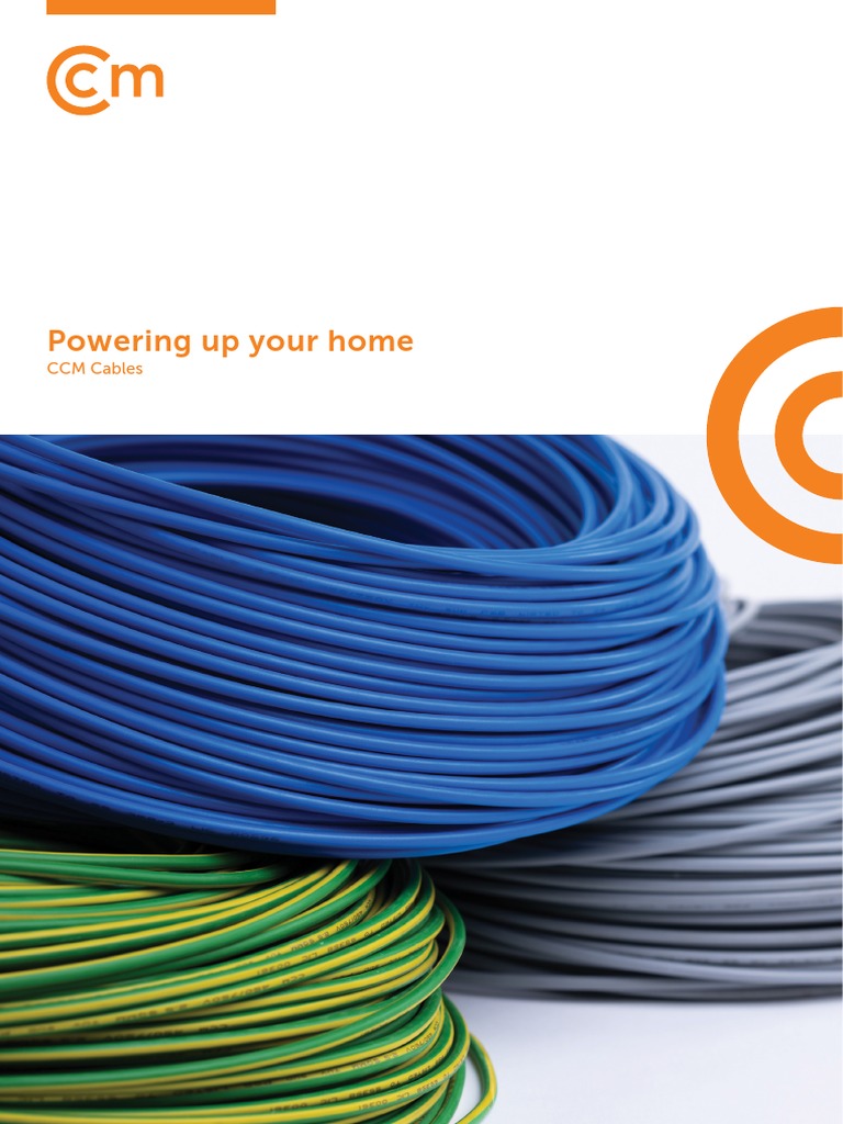 03 001 CCM PVC Cables | PDF | Electrical Conductor | Insulator ...