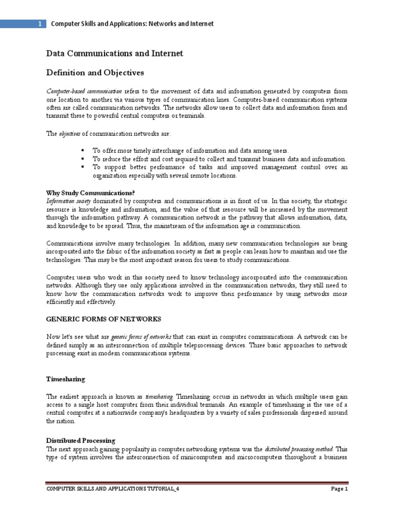 Data Communications | PDF | Computer Network | Transmission Medium