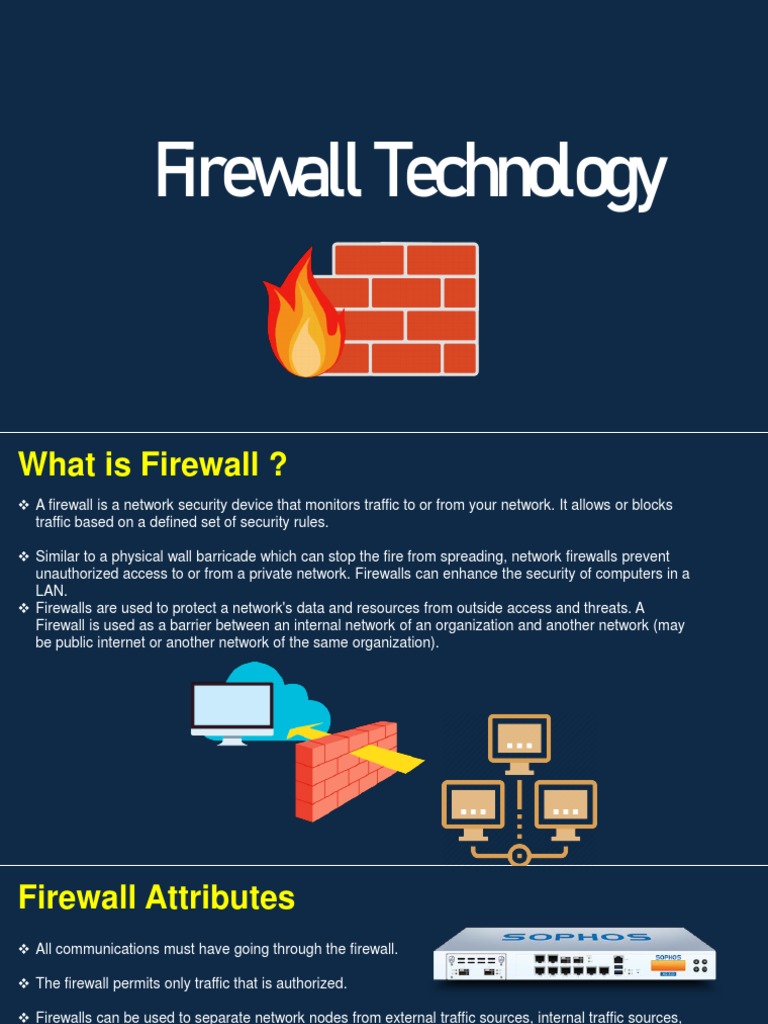 2 Firewall Technology Pdf Firewall Computing Computer Network