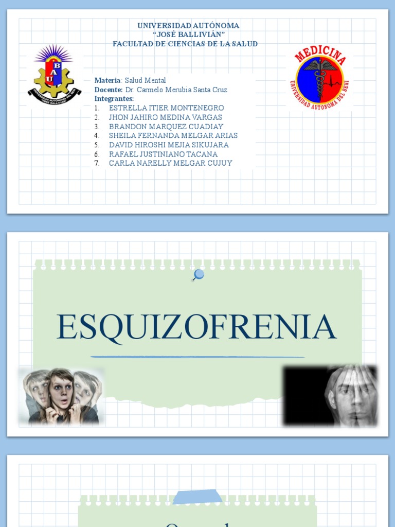 ESQUIZOFRENIA | PDF | Esquizofrenia | Antipsicótico