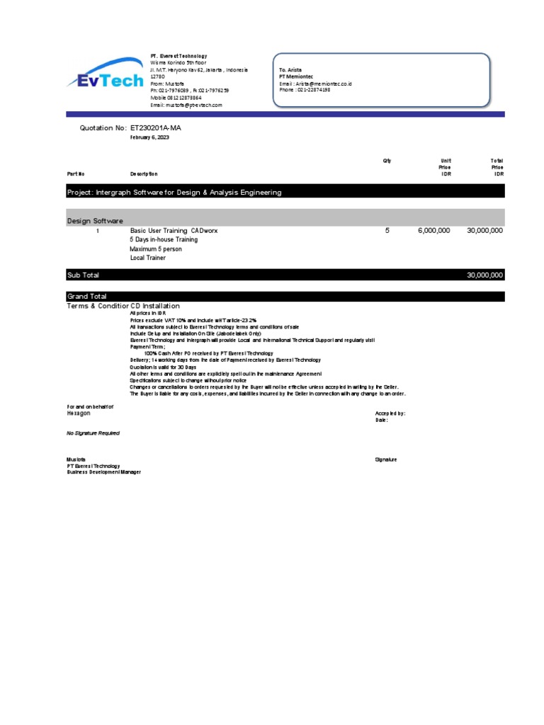 ET230201A-MA - Memiontec Training CADworx | PDF