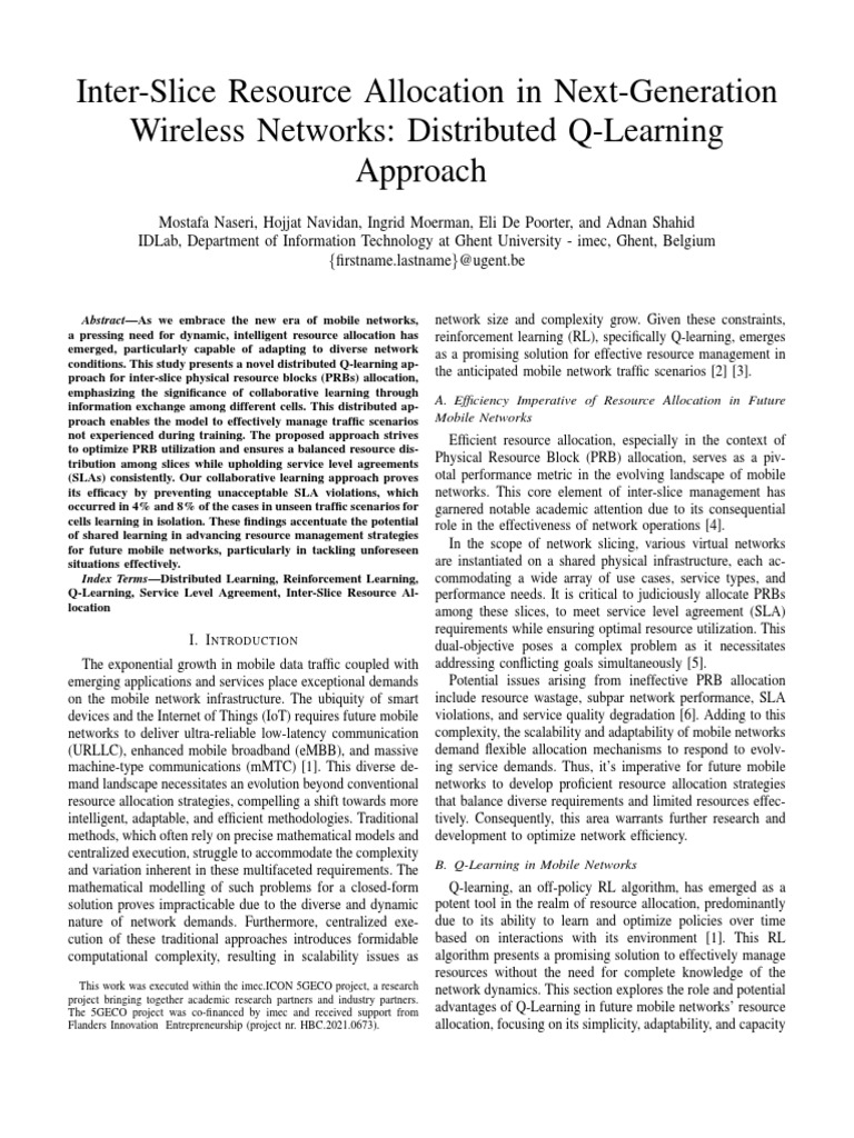 IEEE Conference Template | PDF | Computer Network | Computing