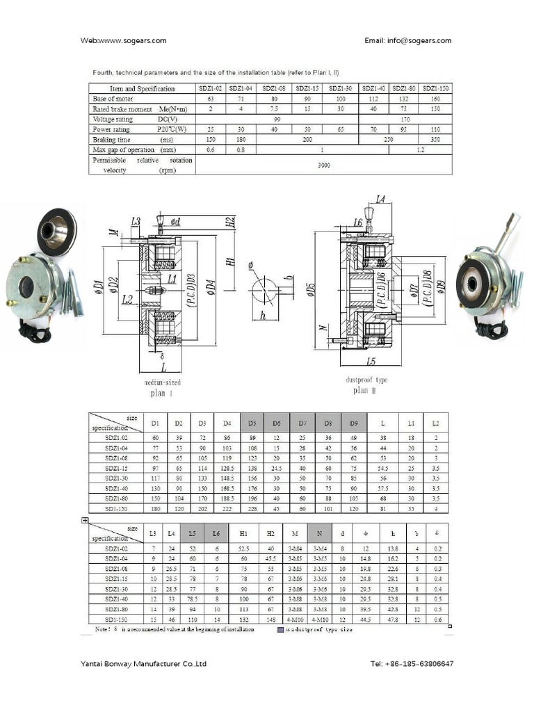 Brake-SDZ1 | PDF