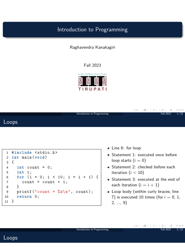 Lecture 4 | PDF | Scope (Computer Science) | Control Flow