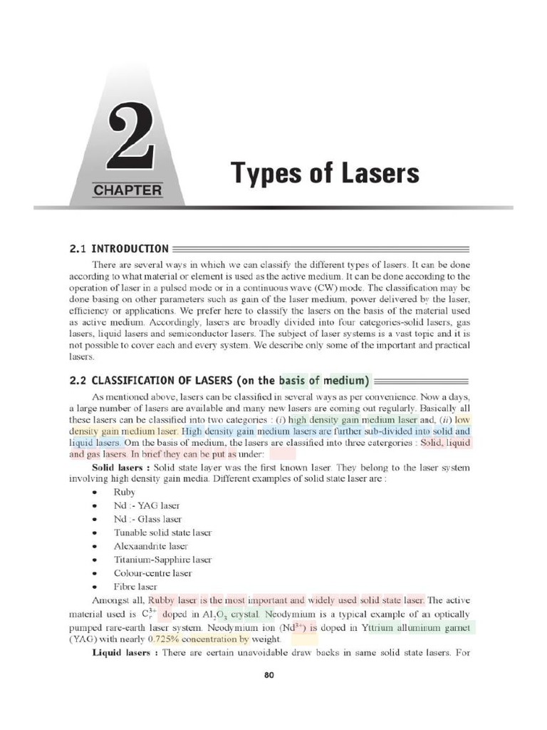 Introduction To Laser | PDF