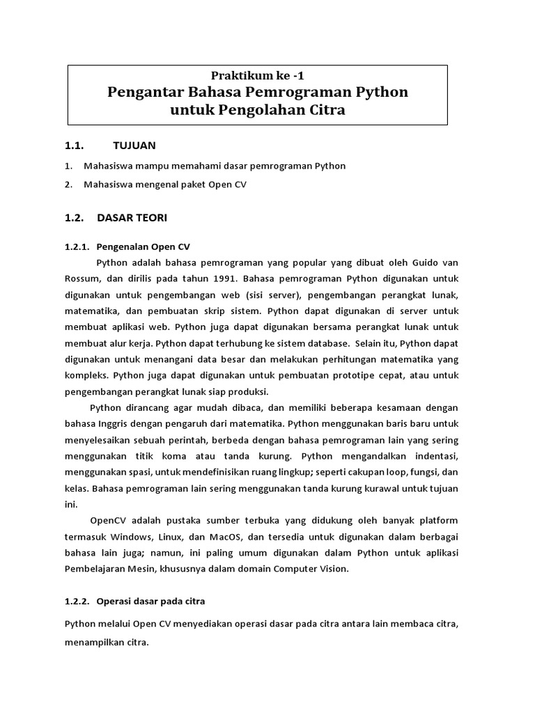 Praktikum 1 PPCD 2020 | PDF