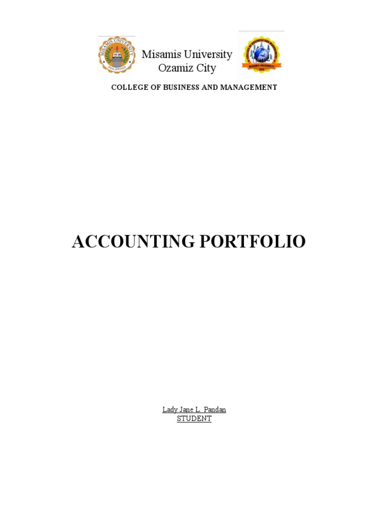 Accounting Portfolio | Download Free PDF | Accounting | Financial Statement