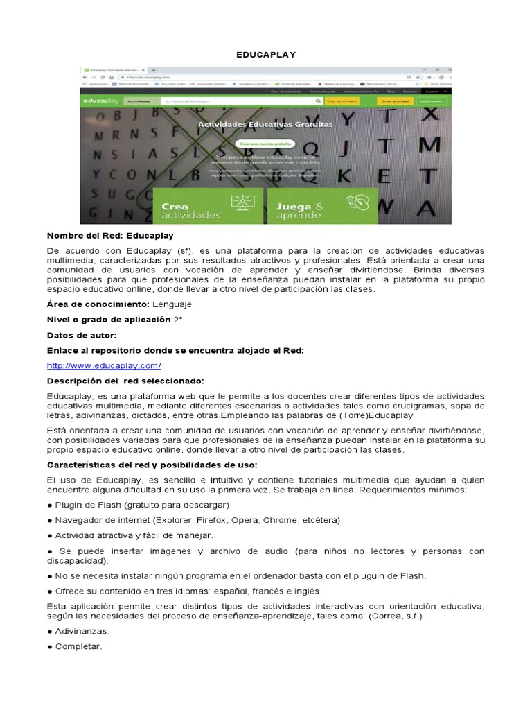EDUCAPLAY | PDF | Enseñando | Adobe Flash