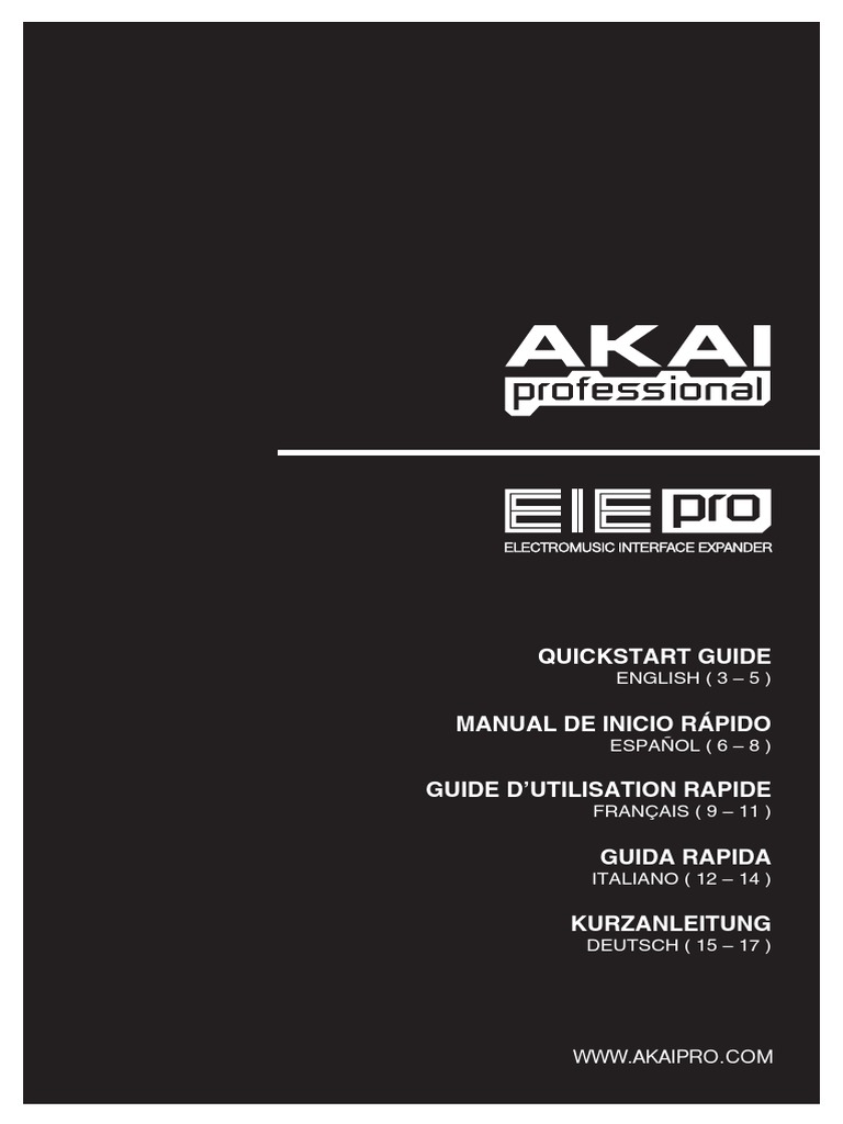 EIE Pro Quickstart Guide | PDF | Headphones | Sound Technology