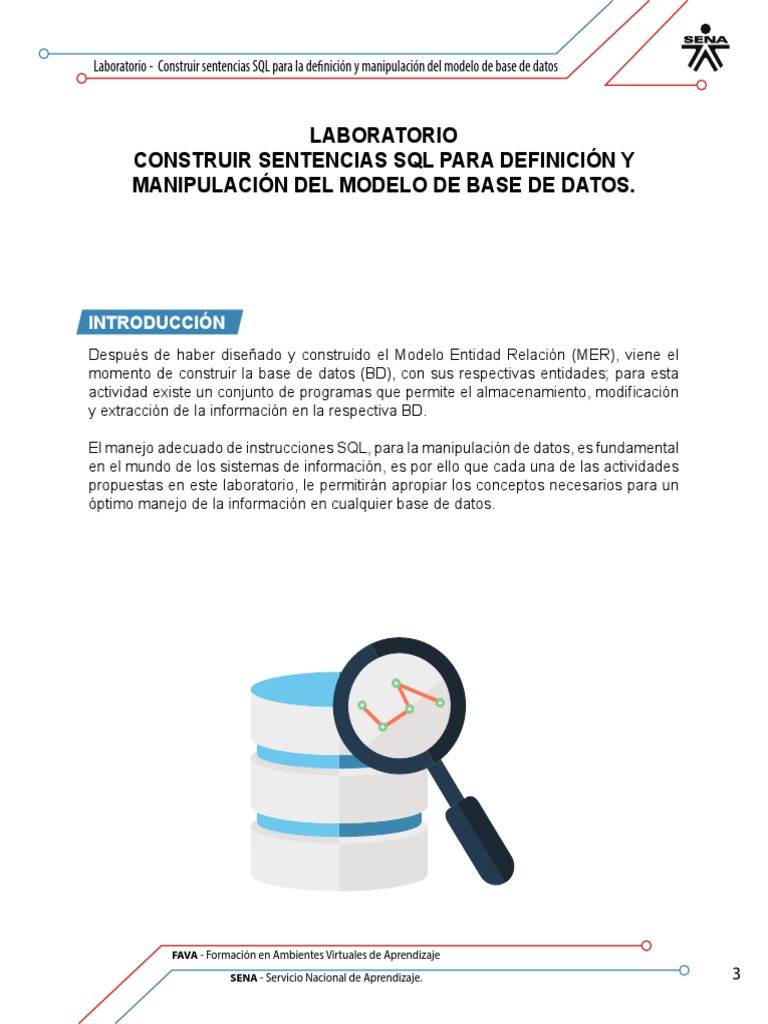 Laboratorio Practico Sentencias SQL | PDF | SQL | Bases de datos