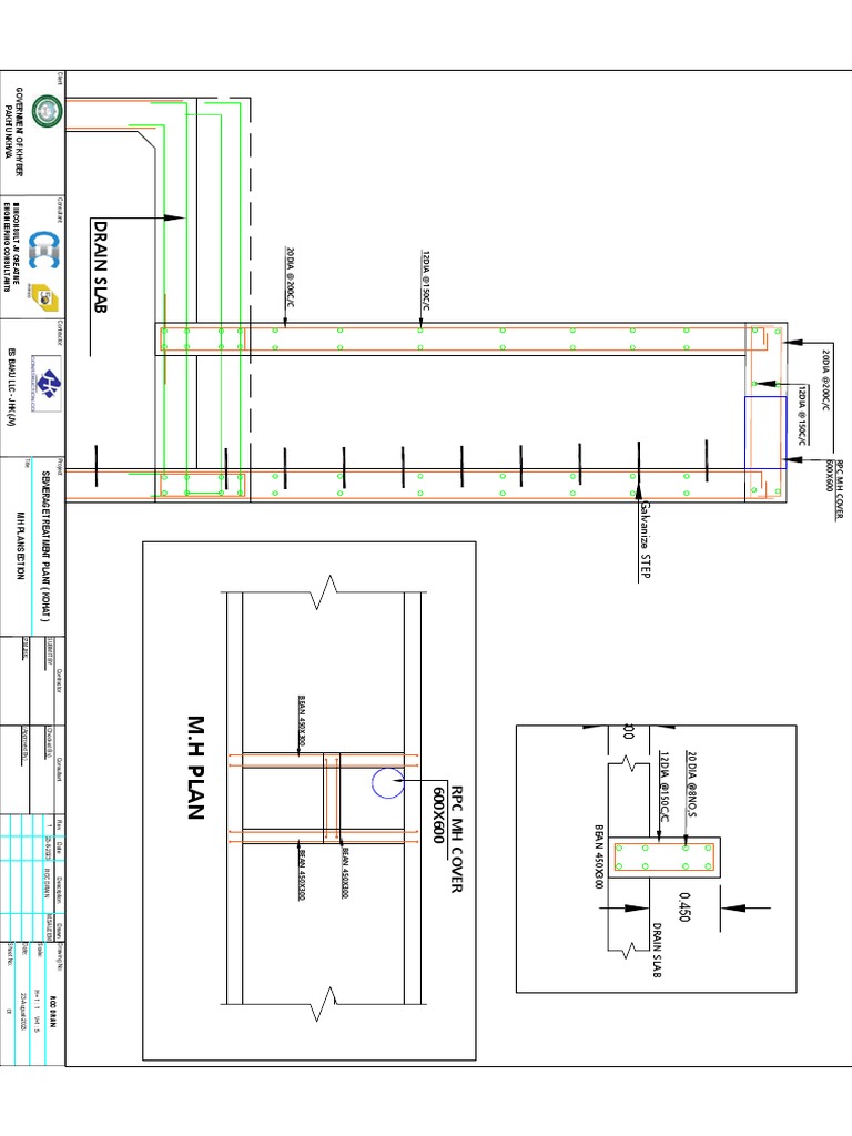 STP Drain 3M MH Steel RD 0+200 | PDF