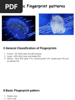 General Types of Fingerprint Patterns FORENSIC 2 | PDF | Fingerprint