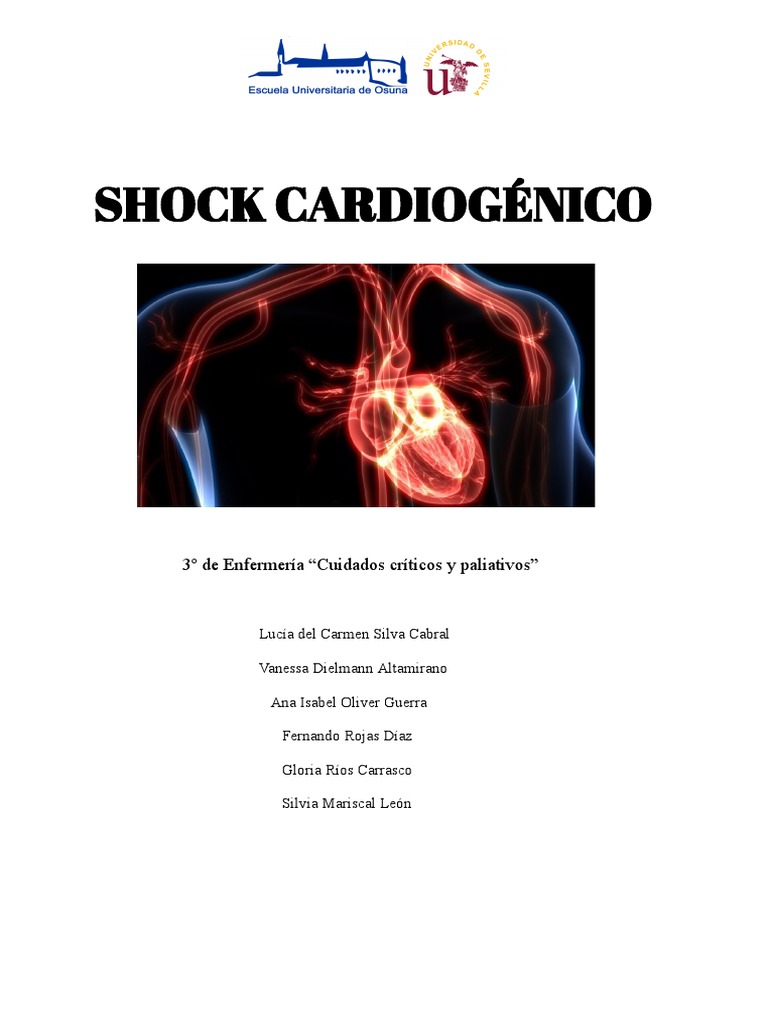 Shock Cardiogénico | PDF | Corazón | Choque (circulatorio)