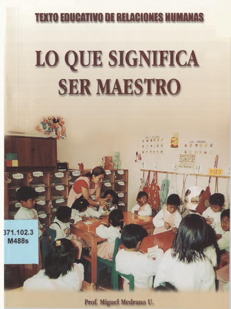 Significado de ser maestro hoy | PDF | Autoestima | Aprendizaje