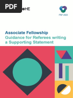 FHEA Application Guidance Notes | PDF | Educational Assessment | Curriculum