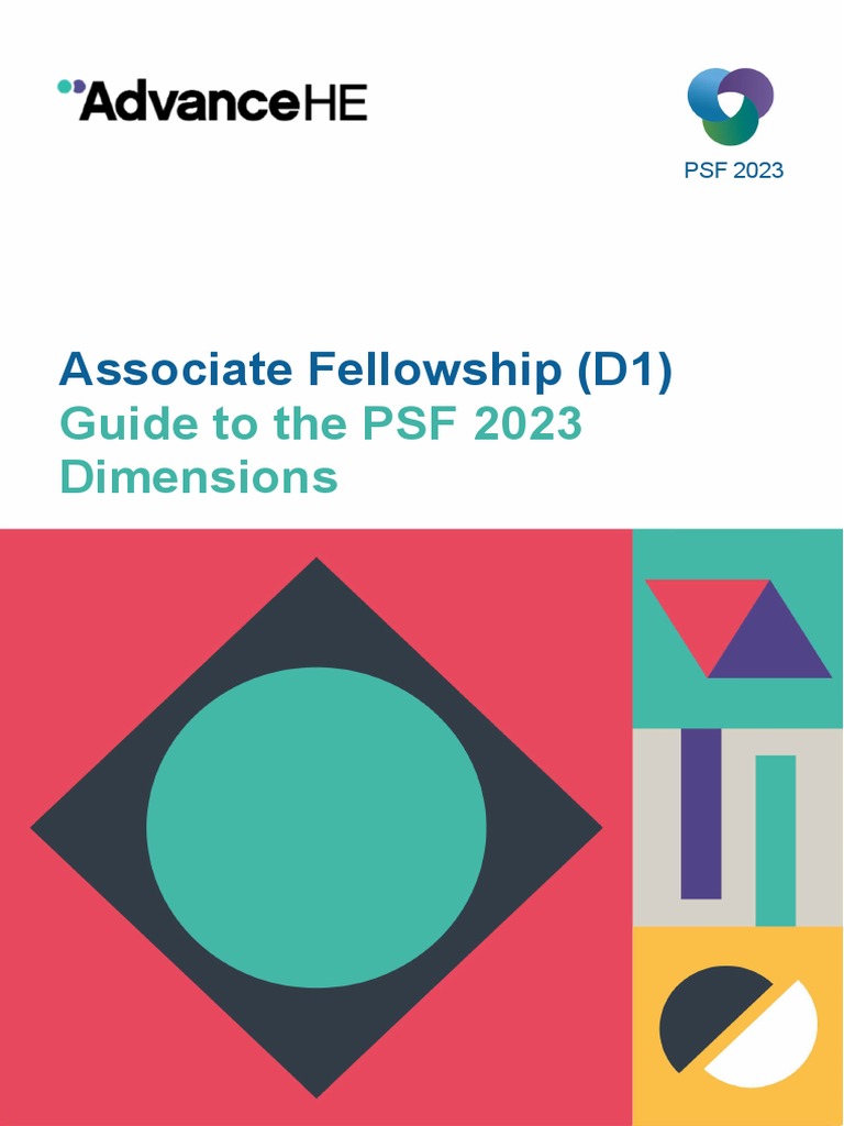 Guide To The PSF 2023 Dimensions - Associate Fellowship February 2023 ...