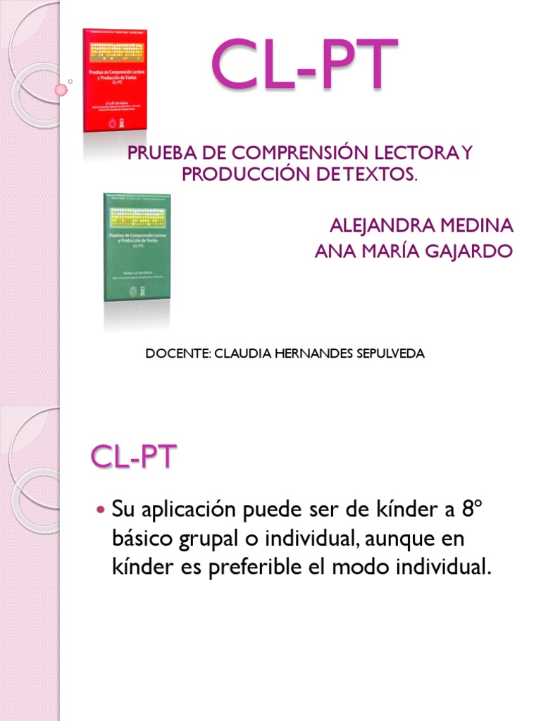 CLPT | PDF | Comprensión lectora | Comunicación