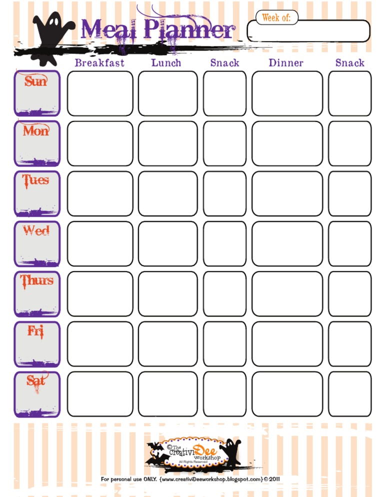 October Meal Plan | PDF | Cooking, Food & Wine