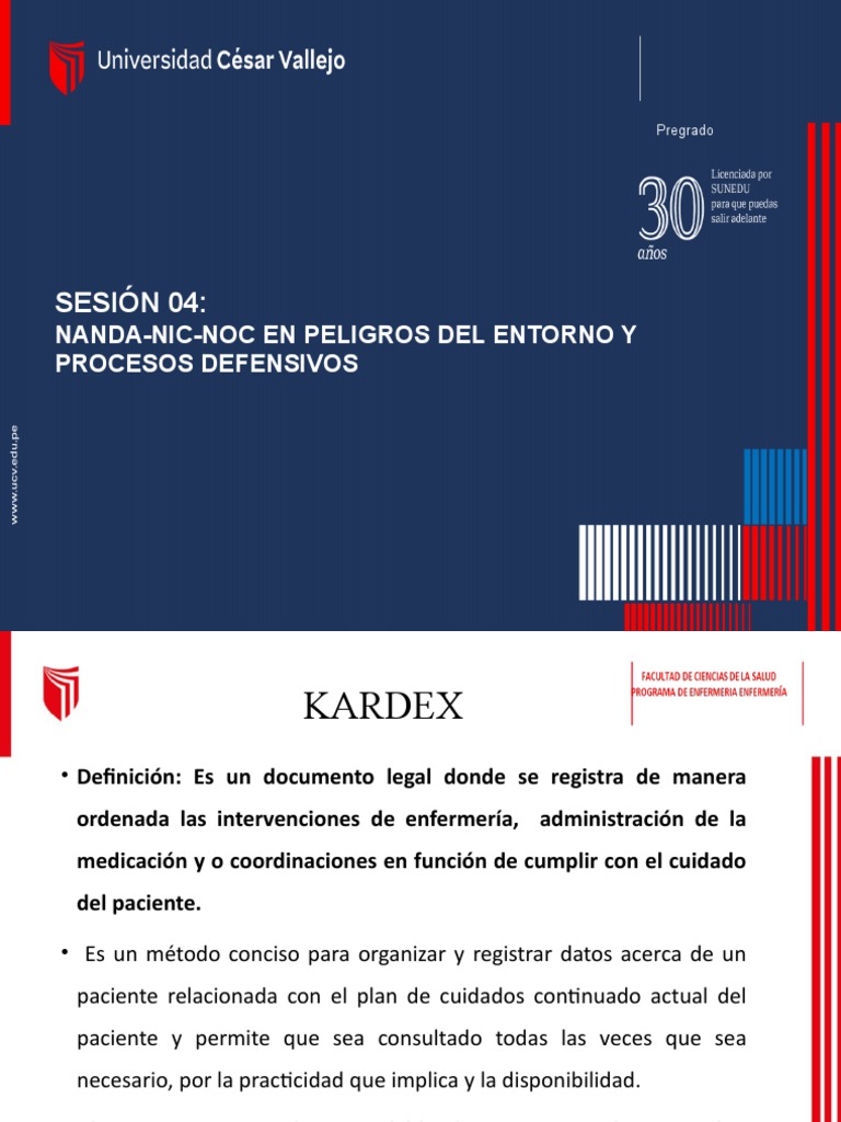Kardex 1 | PDF | Enfermería | Ciencias de la Salud