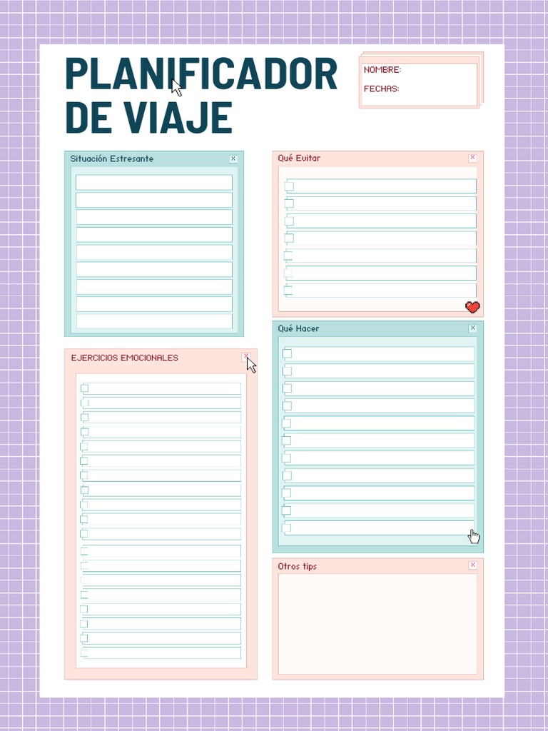 Pastel Colors Digital Daily Planner Back To School Template | PDF