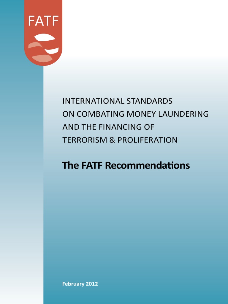 FATF Recommendations on AML/CFT Standards | PDF | Money Laundering ...