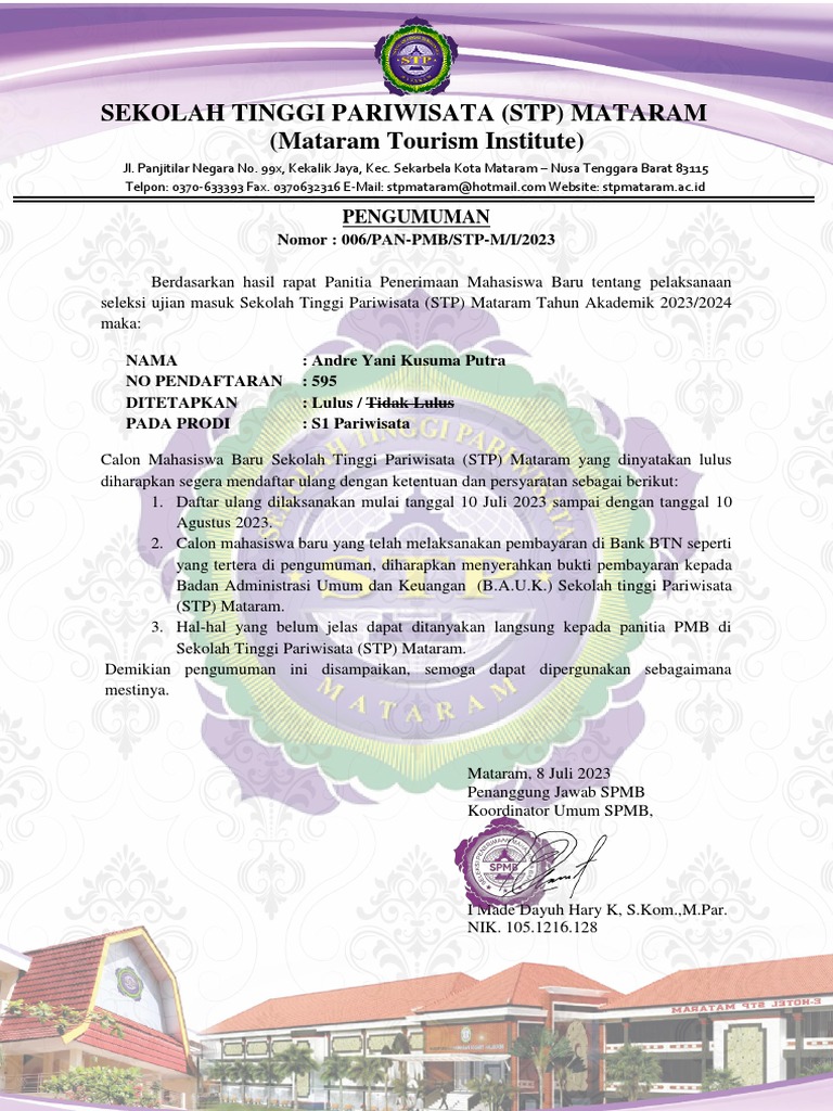 Andre Yani Kusuma Putra-1 | PDF
