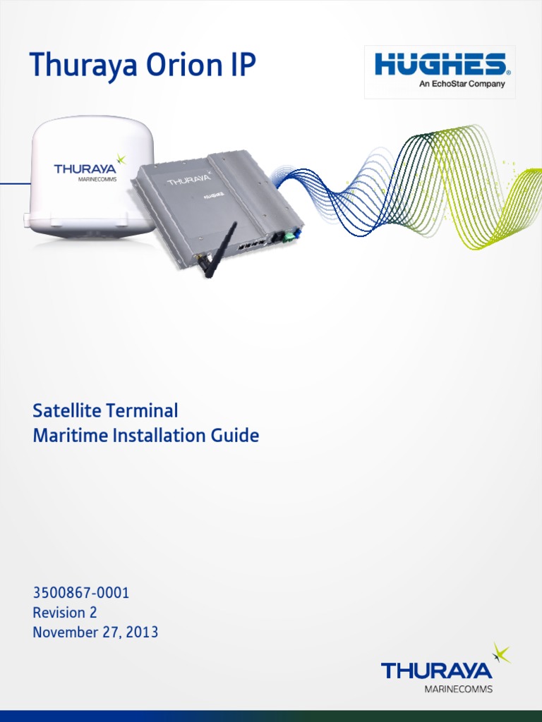Thuraya Orion IP Installation Guide | PDF | Electronics | Electrical ...