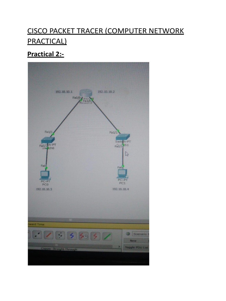 Cisco Packet Tracer | PDF | Router (Computing) | Network Switch