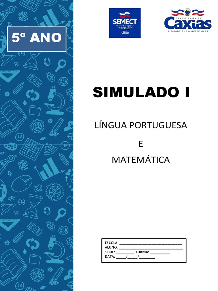 1-Simulado 5-Ano-Lp-Mat | PDF | Desmatamento | Floresta Amazônica